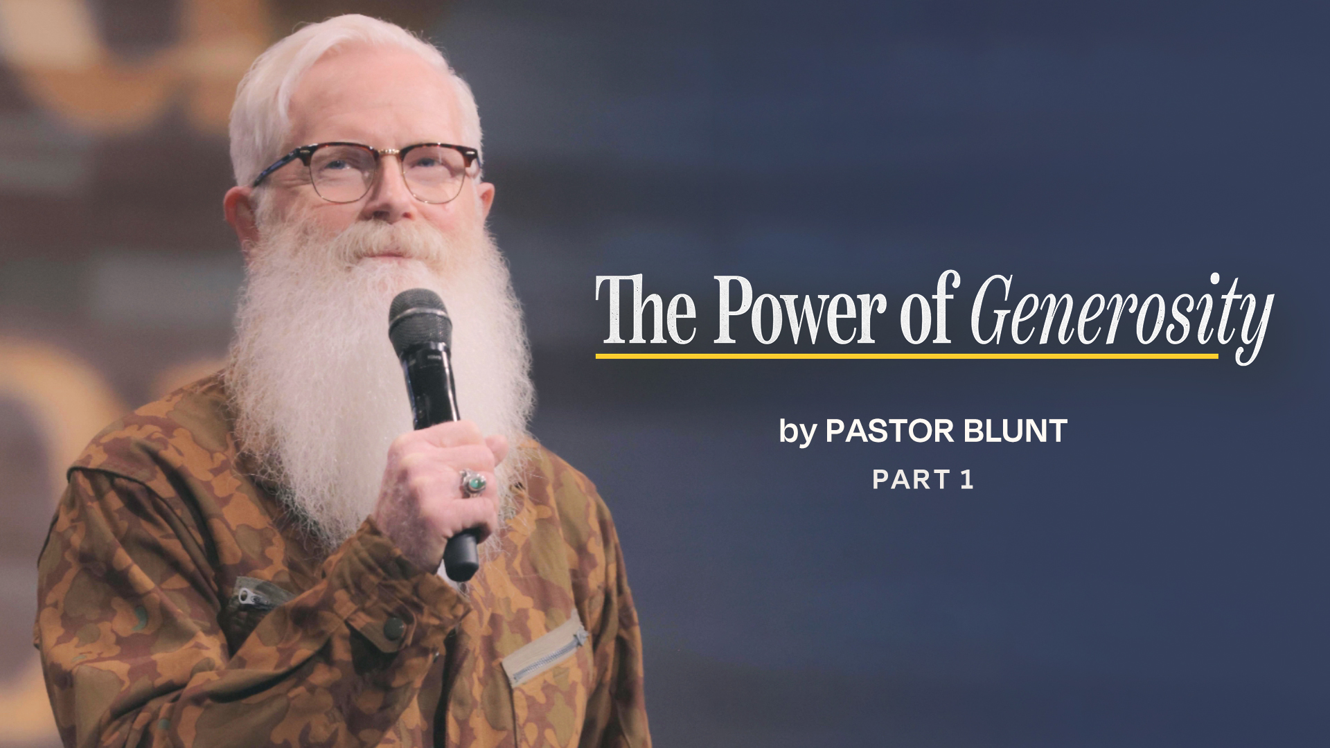 Part 1 Why Generosity Matters | Church on the Rock | Church on the Rock